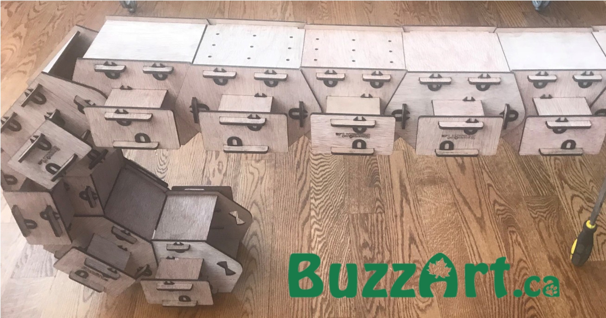 CNC dust collection and cable carrier - Buzz Art